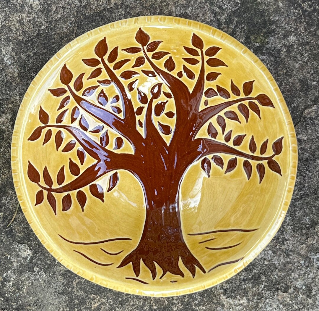 A Tree #9 - 5 Inch Bowl - Pennsylvania German Redware by Wilz Pottery ...