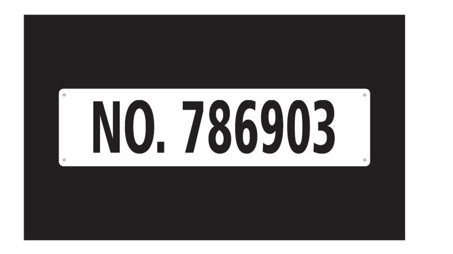 Coast Guard Documentation Placard, Vessel Official Number - Etsy