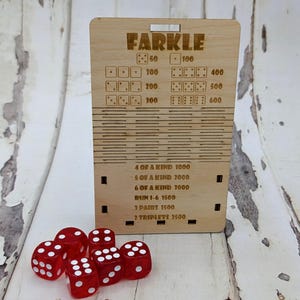 Travel Farkle Box - With Dice - Etsy