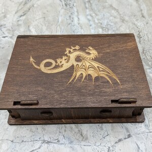 Dice Box Dragon Pattern With Foam Insert | Etsy