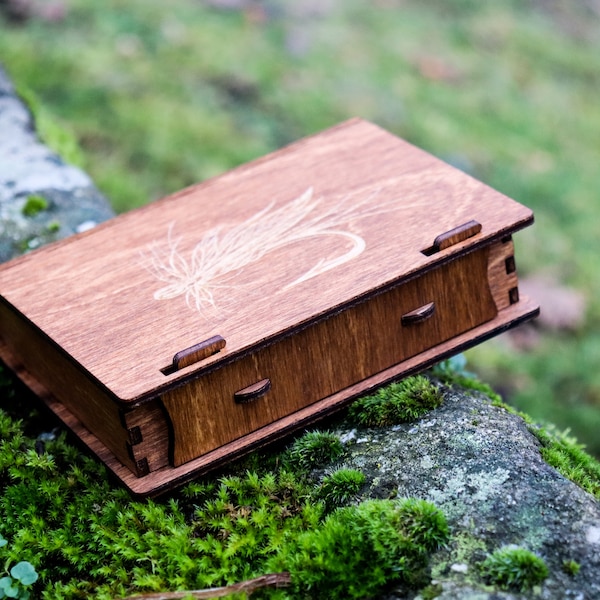 Wooden Fly Box - Etsy