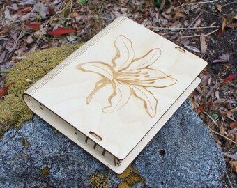 Fly Box Laser Engraved With Living Hinge | Etsy