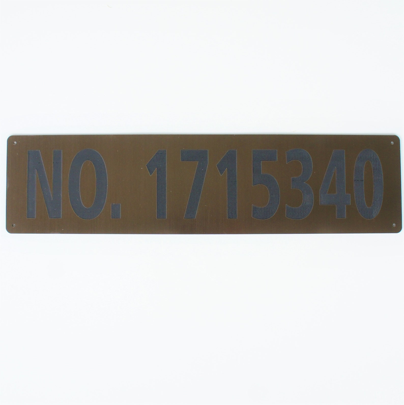 Coast Guard Documentation Placard, Vessel Official Number - Etsy