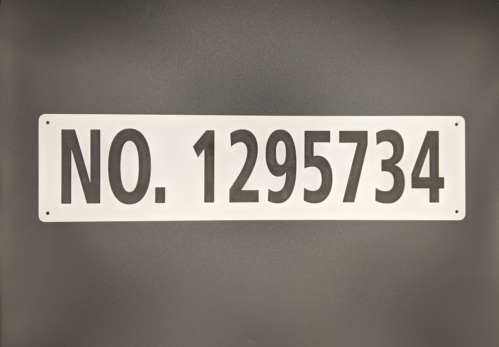 Coast Guard Documentation Placard, Vessel Official Number - Etsy