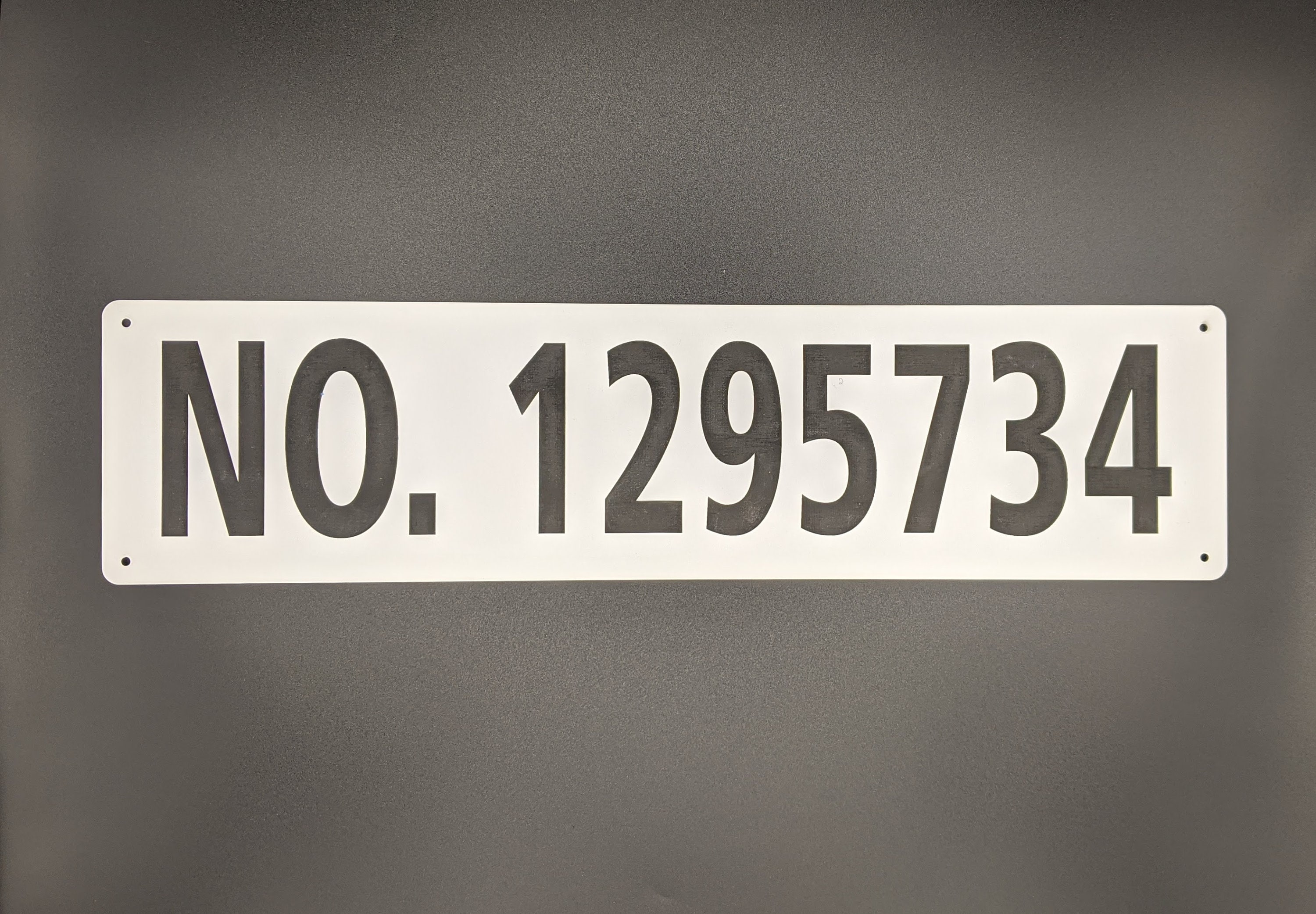 Coast Guard Documentation Placard, Vessel Official Number - Etsy