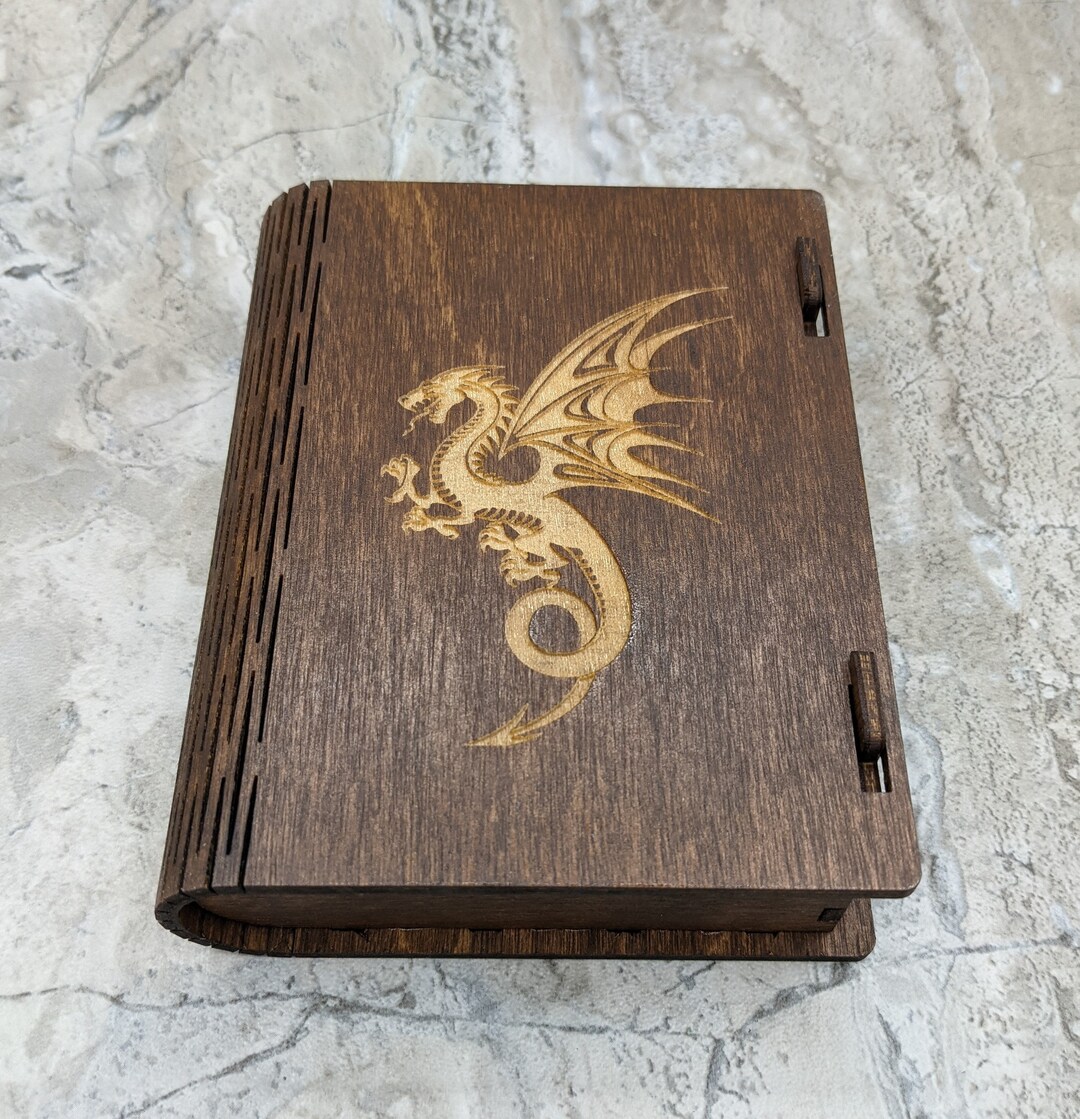 Dice Box - Dragon Pattern - With Foam Insert - Etsy