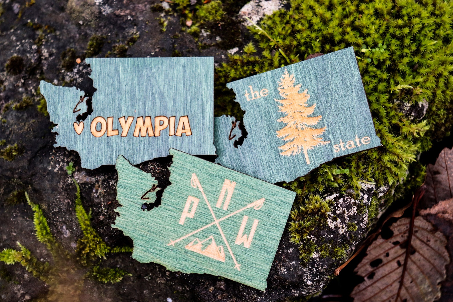 Laser Engraved Wood Magnet | Etsy