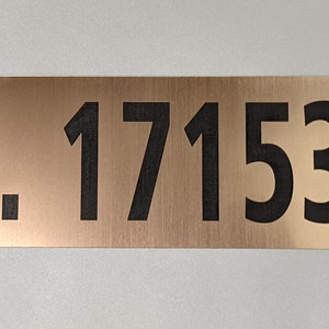 Coast Guard Documentation Placard, Vessel Official Number - Etsy
