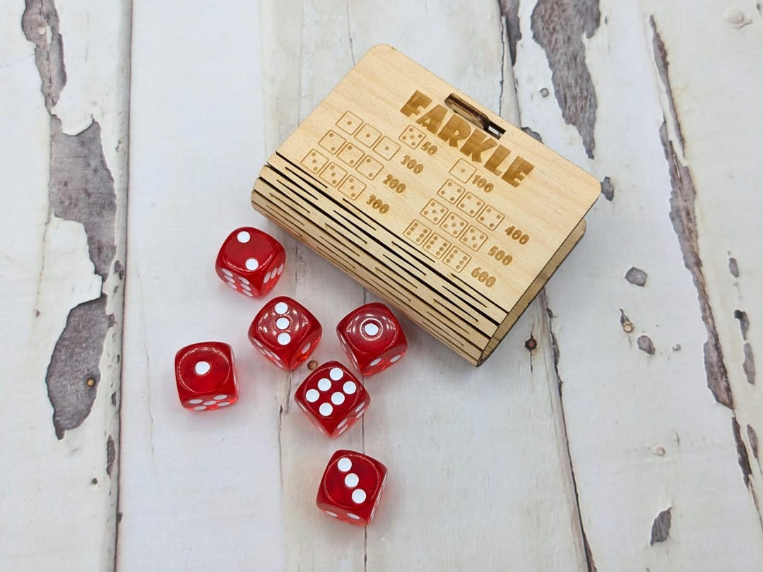 Travel Farkle Box - With Dice - Etsy