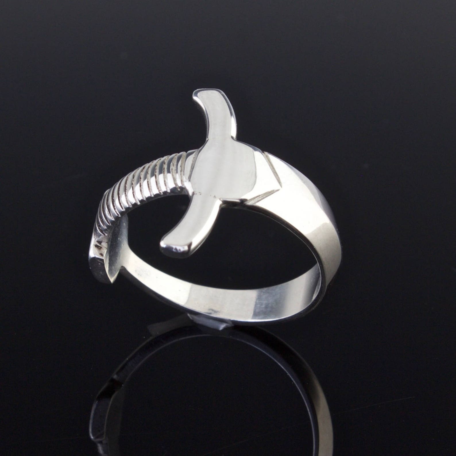 Sterling Silver Sword Ring, Forged Sword Ring, Mens Ring, Man's Silver ...