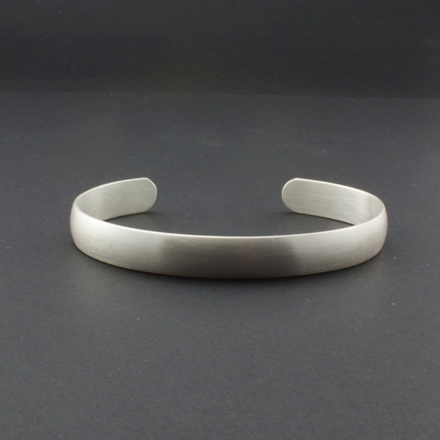 Sterling Silver Cuff Bracelet Satin Finish Handcrafted Cuff Unisex ...