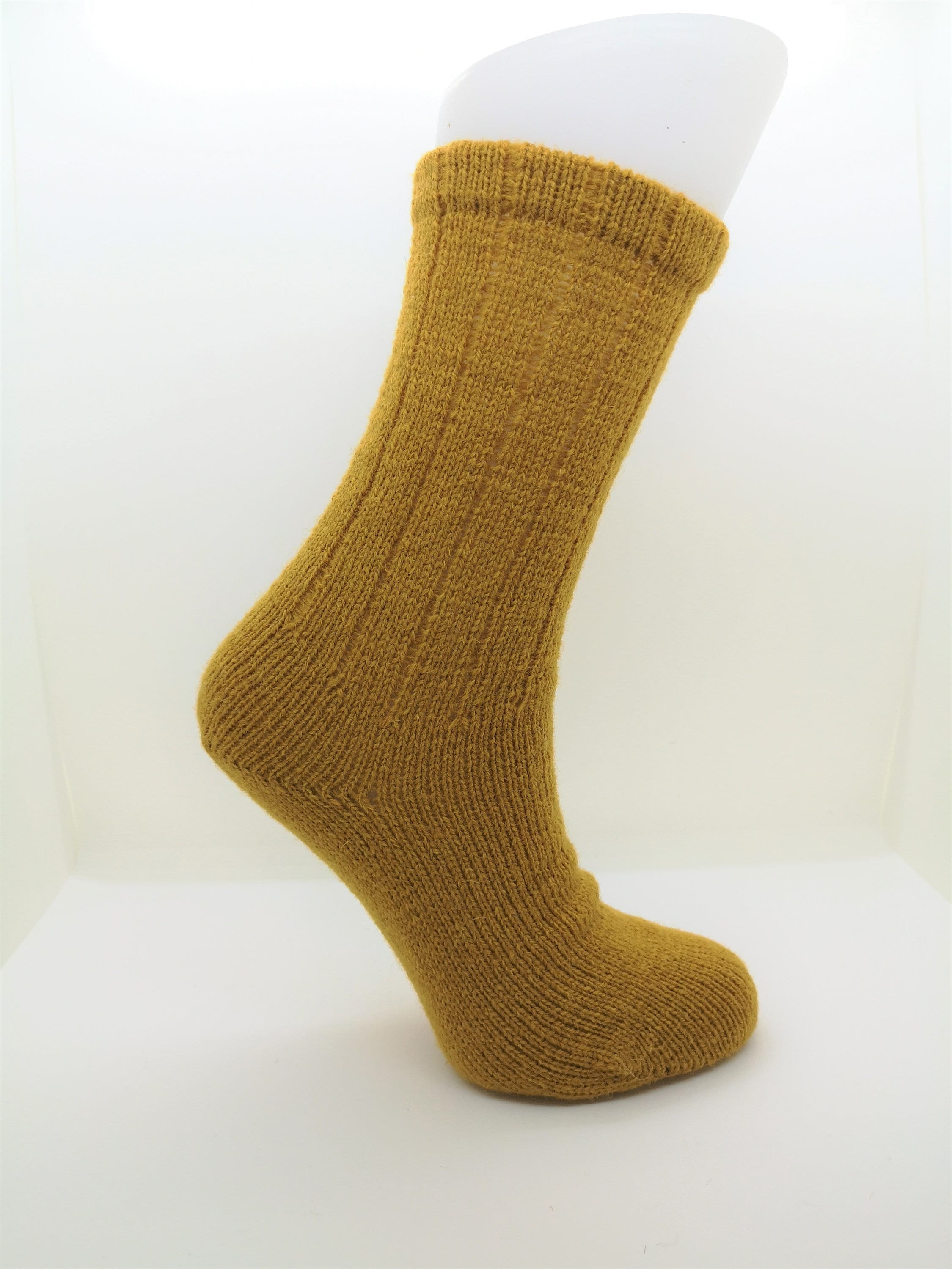 100% Pure Shetland Wool Socks - Mustard Yellow - Etsy