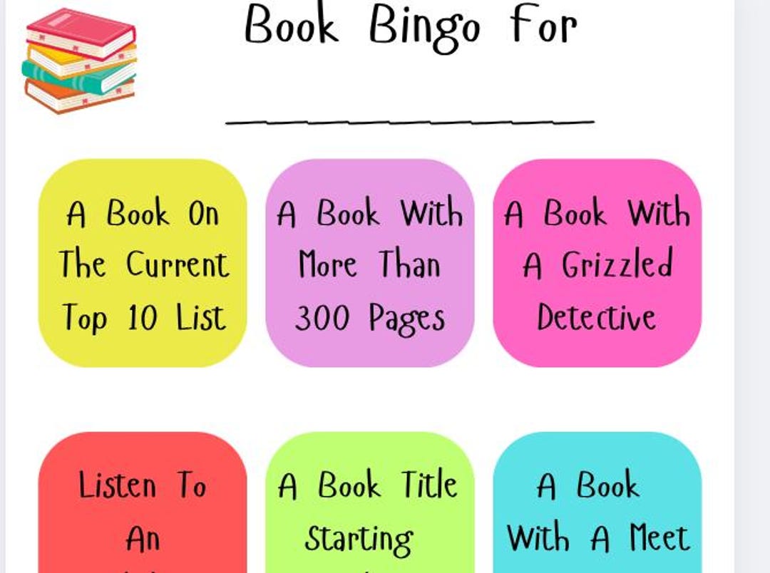 Reading Challenge, Book Bingo PDF, Mini Book Bingo, Bookish Bingo Cards ...