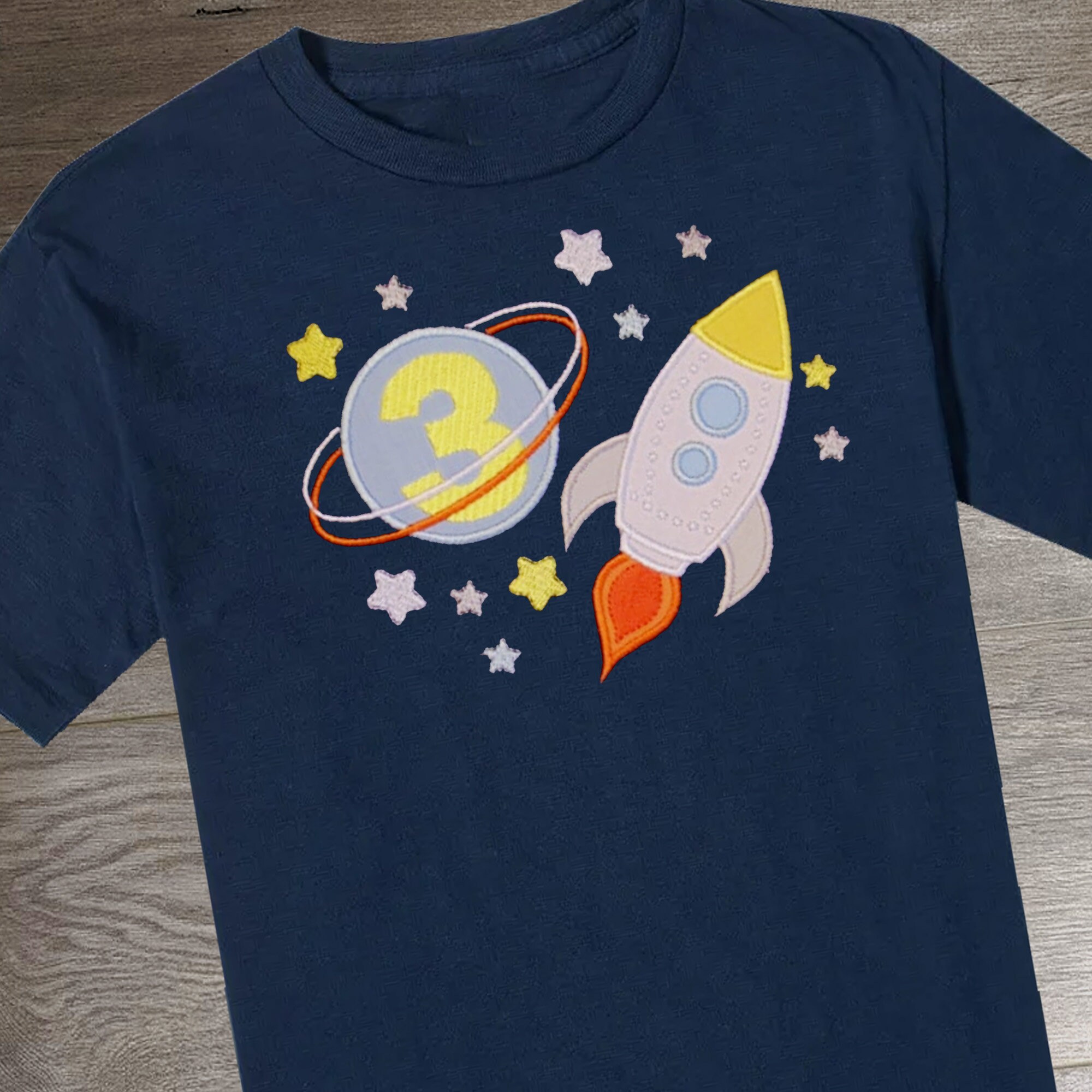 Boys Rocket Ship Shirt Outer Space Birthday Party Boy - Etsy