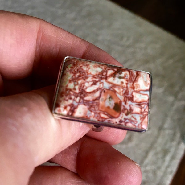 Jasper Ring - Etsy