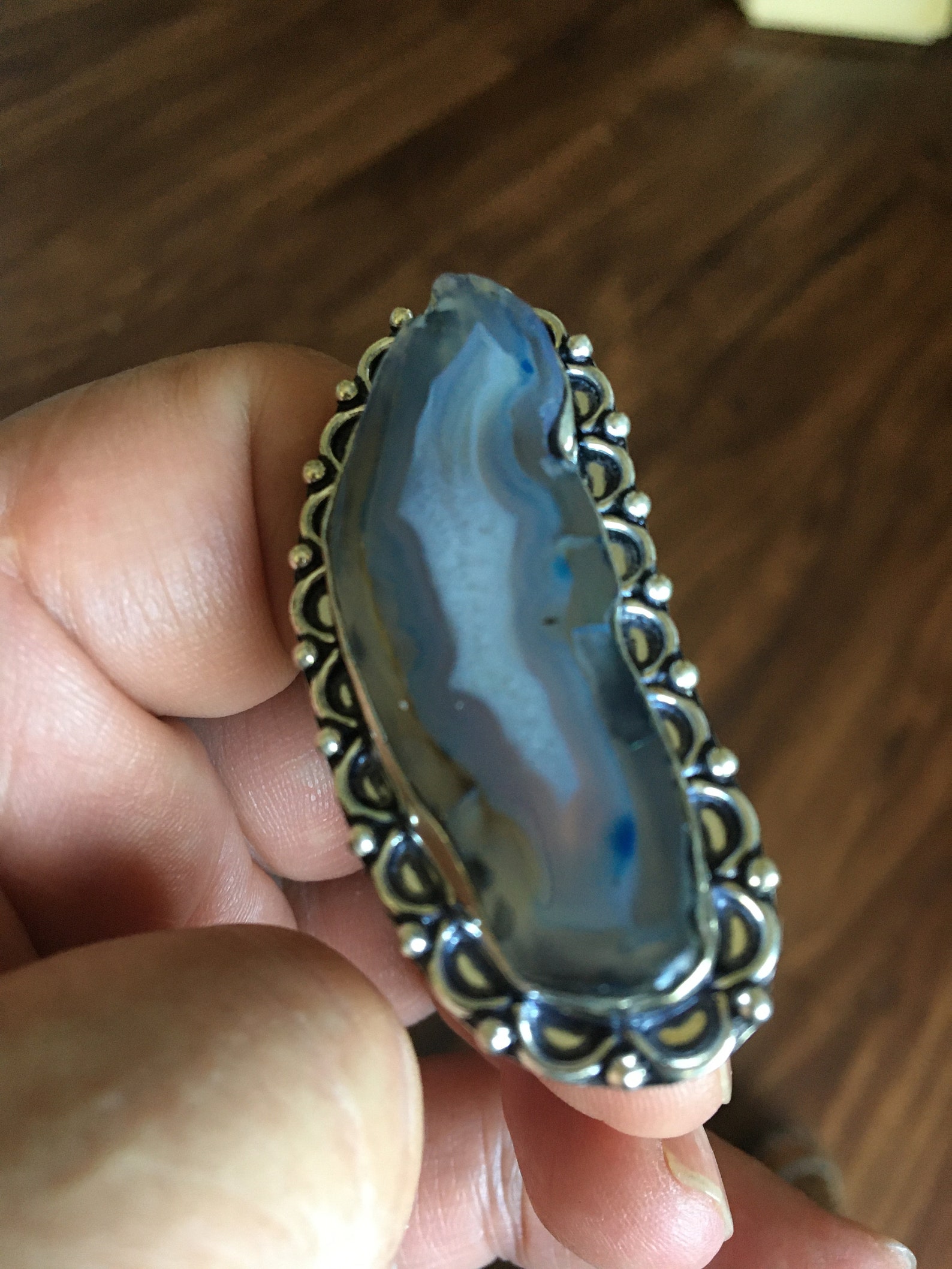Unique Rare Agate Geode Slice Handmade Gemstone Size 7.75 | Etsy