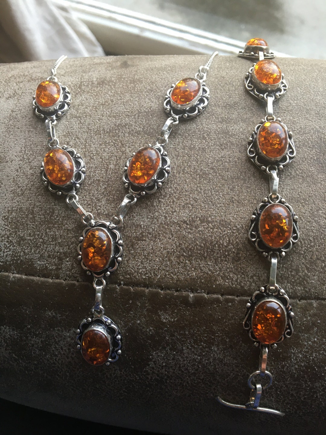 Baltic Amber Jewelry Set Amber Bracelet Baltic Amber - Etsy
