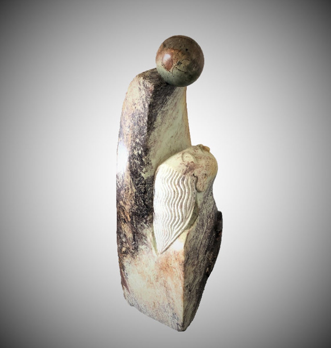 Rare, Authentic Shona Sculpture, Princess, Zimbabwe Tribal African Art ...
