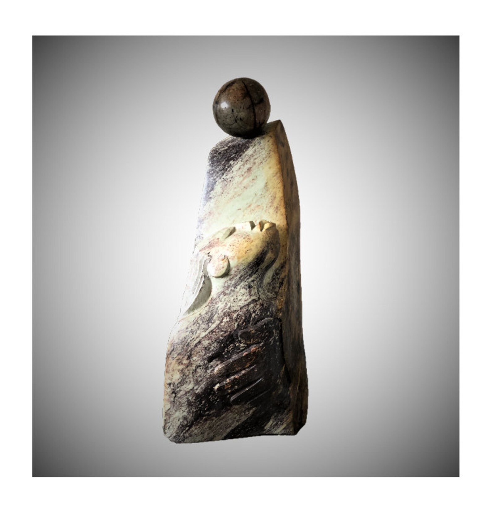 Rare, Authentic Shona Sculpture, Princess, Zimbabwe Tribal African Art ...