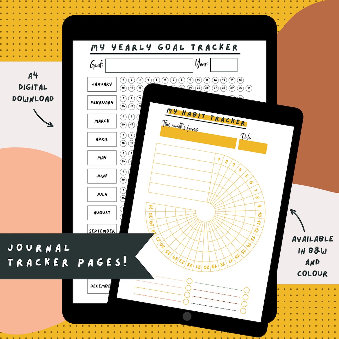 Journal Tracker Activity Pages Journal Pack Journal Print Outs Self ...