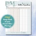 Tithe Tracker Digital Printable Financial Balance Giving Log Offering ...