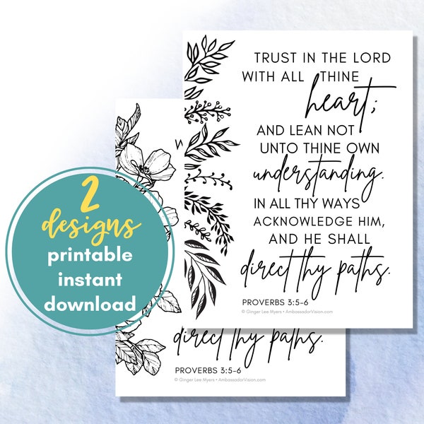 Kjv Bible Verse Coloring - Etsy