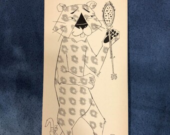 Tiger Get Well Card - Etsy
