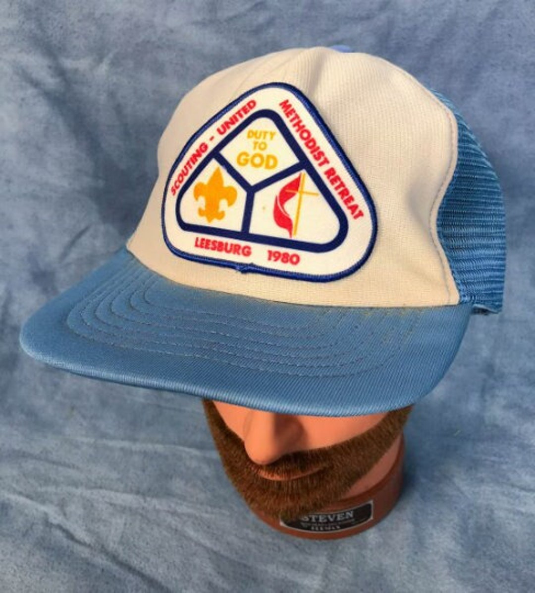 Vintage 80s Boy Scout Trucker Hat // Scouting Methodist Retreat ...