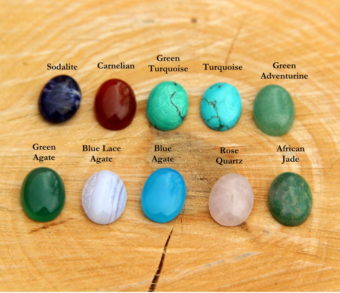 Genuine Sterling Cabochon Ring. Gemstone. Designer. Statement | Etsy