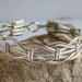 Statement Bracelet | Sterling Braided Wire Bangle | Braided Crossover ...