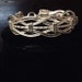 Statement Bracelet | Sterling Braided Wire Bangle | Braided Crossover ...