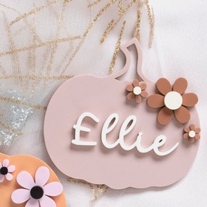 Pink Boho Halloween Pumpkin Personalized Spooky Basket Gift Tag - Etsy