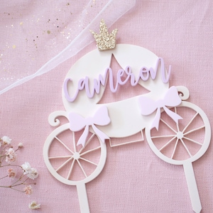 Princess Cake Topper, Whimsical Cake Topper, Magical Cake Topper, First ...