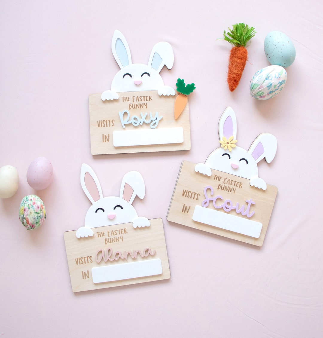 Easter Bunny Countdown, Easter Countdown, Egg Hunt Countdown, Easter ...