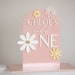 Boho Daisy Birthday Personalized Party Sign Floral Power Name Sign - Etsy
