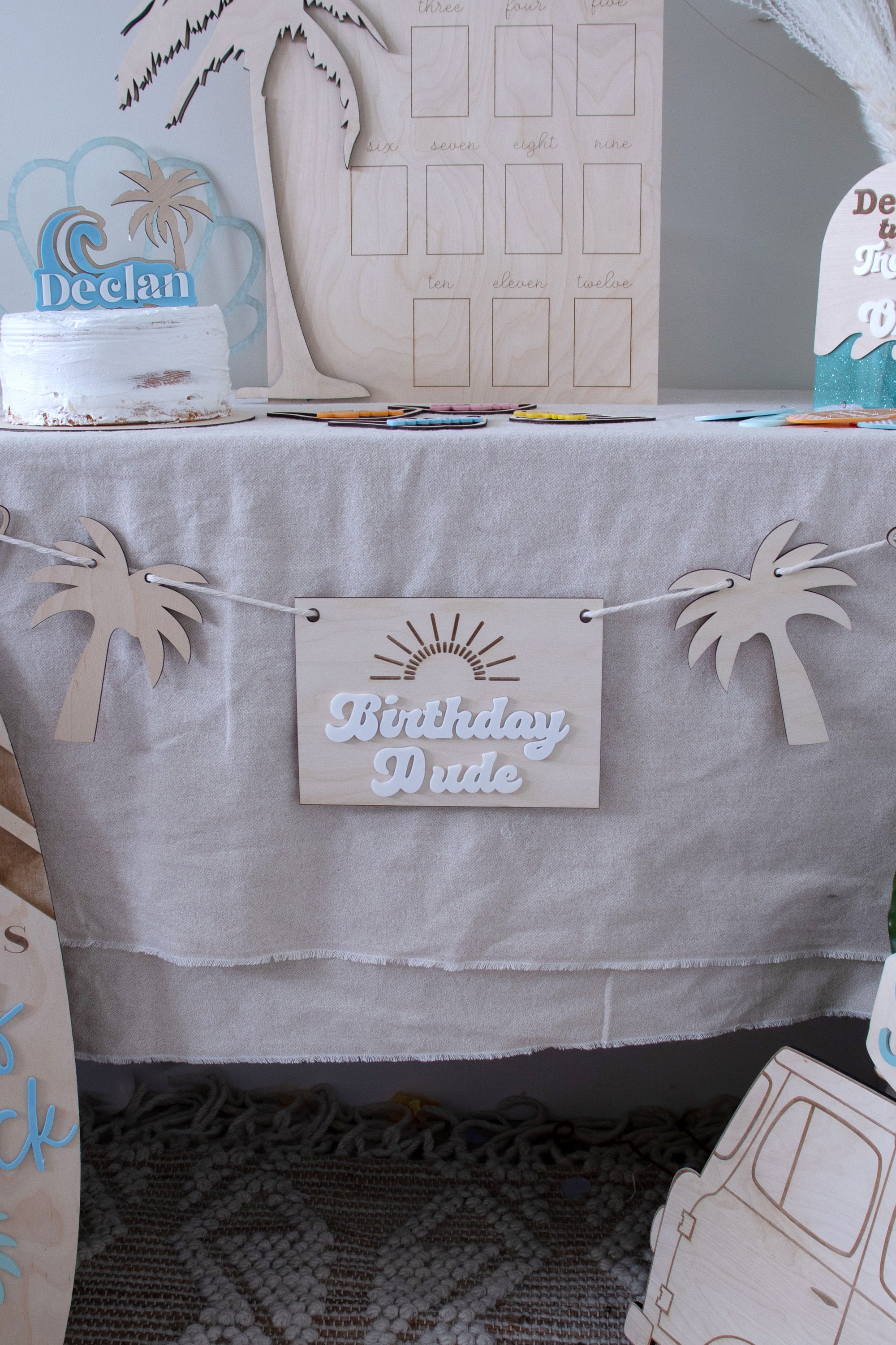 First Wipeout, the Big One, Beach Banner, Surfing Banner, Sea Cake ...
