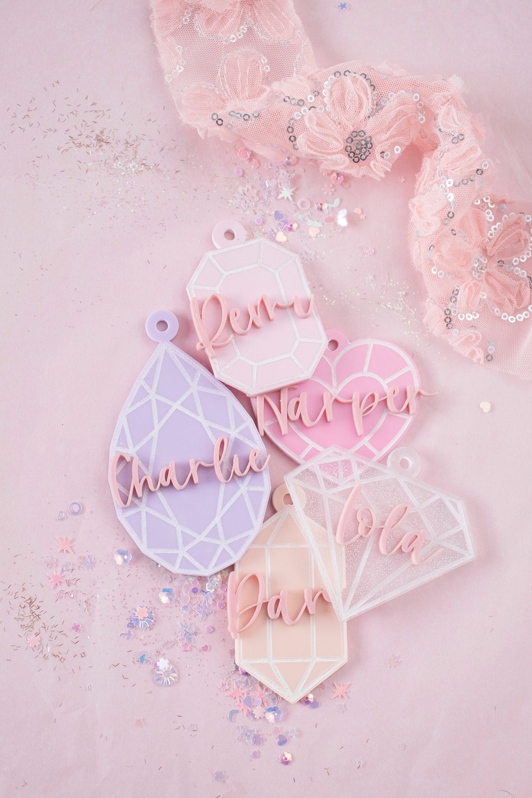 Gem Gift Tags, Valentine Tag, Valentine Gift Tag, Gem Party, Gemstone ...