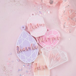 Gem Gift Tags, Valentine Tag, Valentine Gift Tag, Gem Party, Gemstone ...
