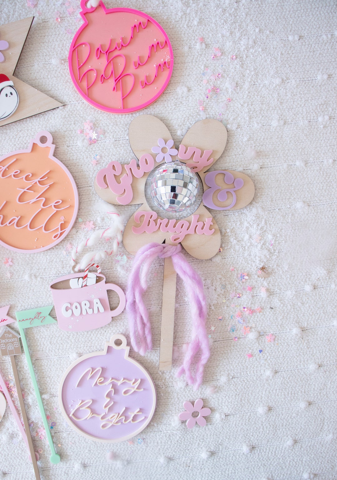 Groovy Tree Topper, Tree Topper, Disco Christmas, Groovy Christmas ...