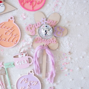 Groovy Tree Topper, Tree Topper, Disco Christmas, Groovy Christmas ...