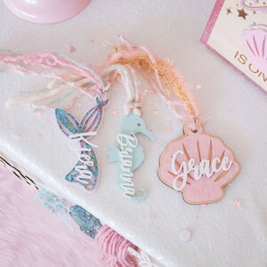 Mermaid Party, Mermaid Tag, Bag Tag, Gift Tag, Basket Tag, Mermaid Gift ...