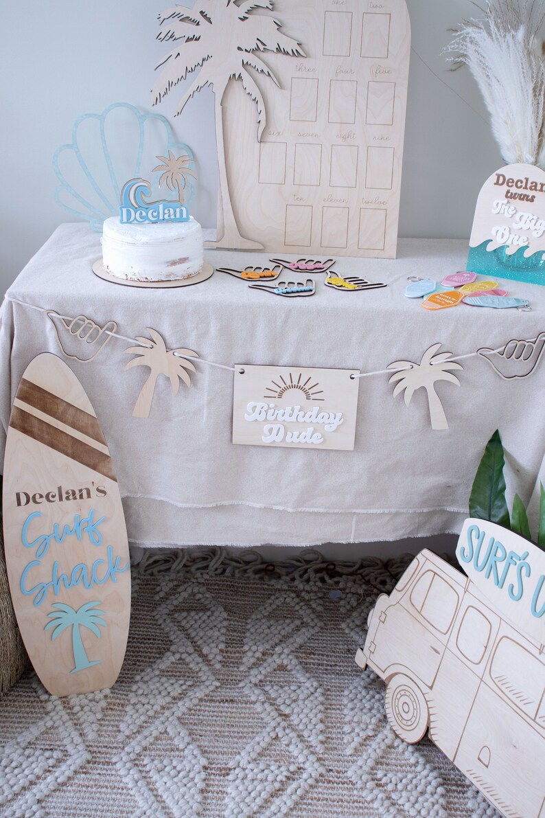 First Wipeout, the Big One, Beach Banner, Surfing Banner, Sea Cake ...