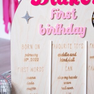 First Disco, Disco Sign, Birthday Sign, Baby Milestone, Milestone Sign ...