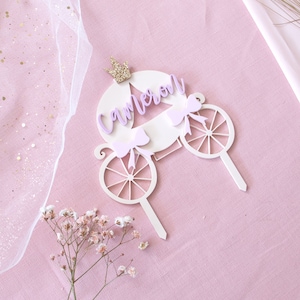 Princess Cake Topper, Whimsical Cake Topper, Magical Cake Topper, First ...