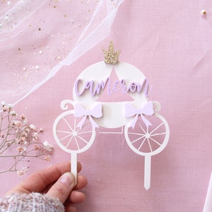 Princess Cake Topper, Whimsical Cake Topper, Magical Cake Topper, First ...