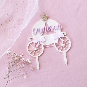 Princess Cake Topper, Whimsical Cake Topper, Magical Cake Topper, First ...