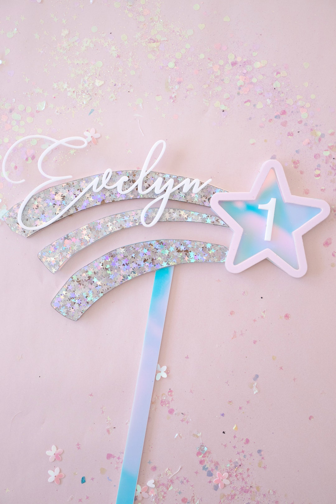 Birthday Cake Topper, Star Party, - Etsy
