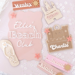 Beach Club Sign, Summer Birthday Sign, Beach Sign, Beach Party, Summer ...