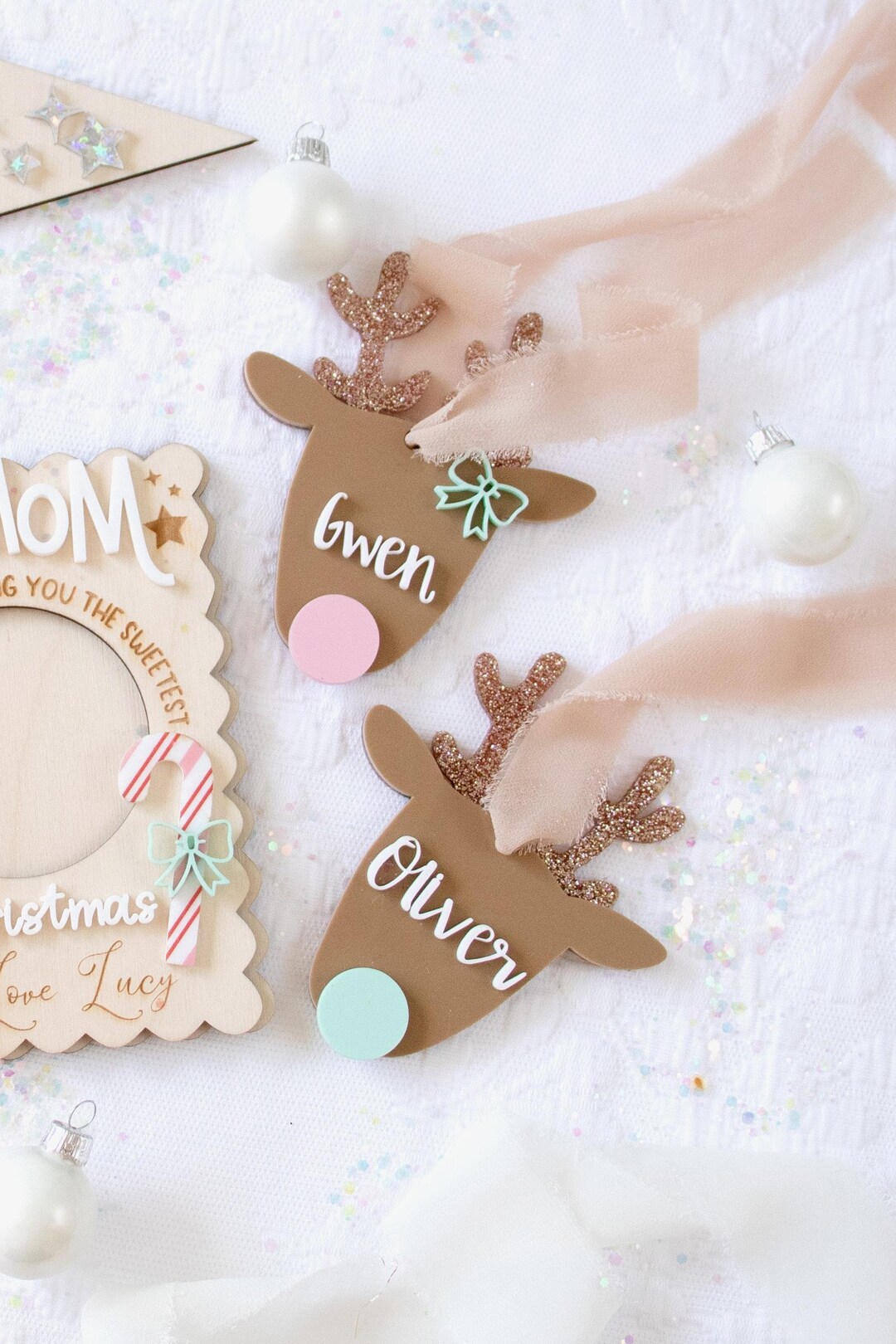 Reindeer Gift Tag, Bag Tag, Christmas Tag, Christmas Gift Tag ...