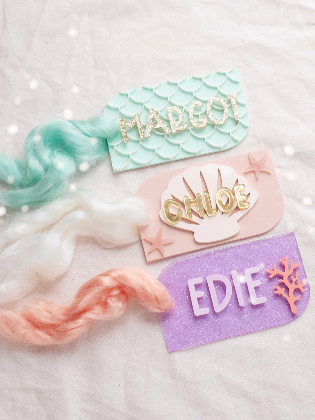 Mermaid Personalized Custom Birthday Party Merbabe Under the Sea Gift ...